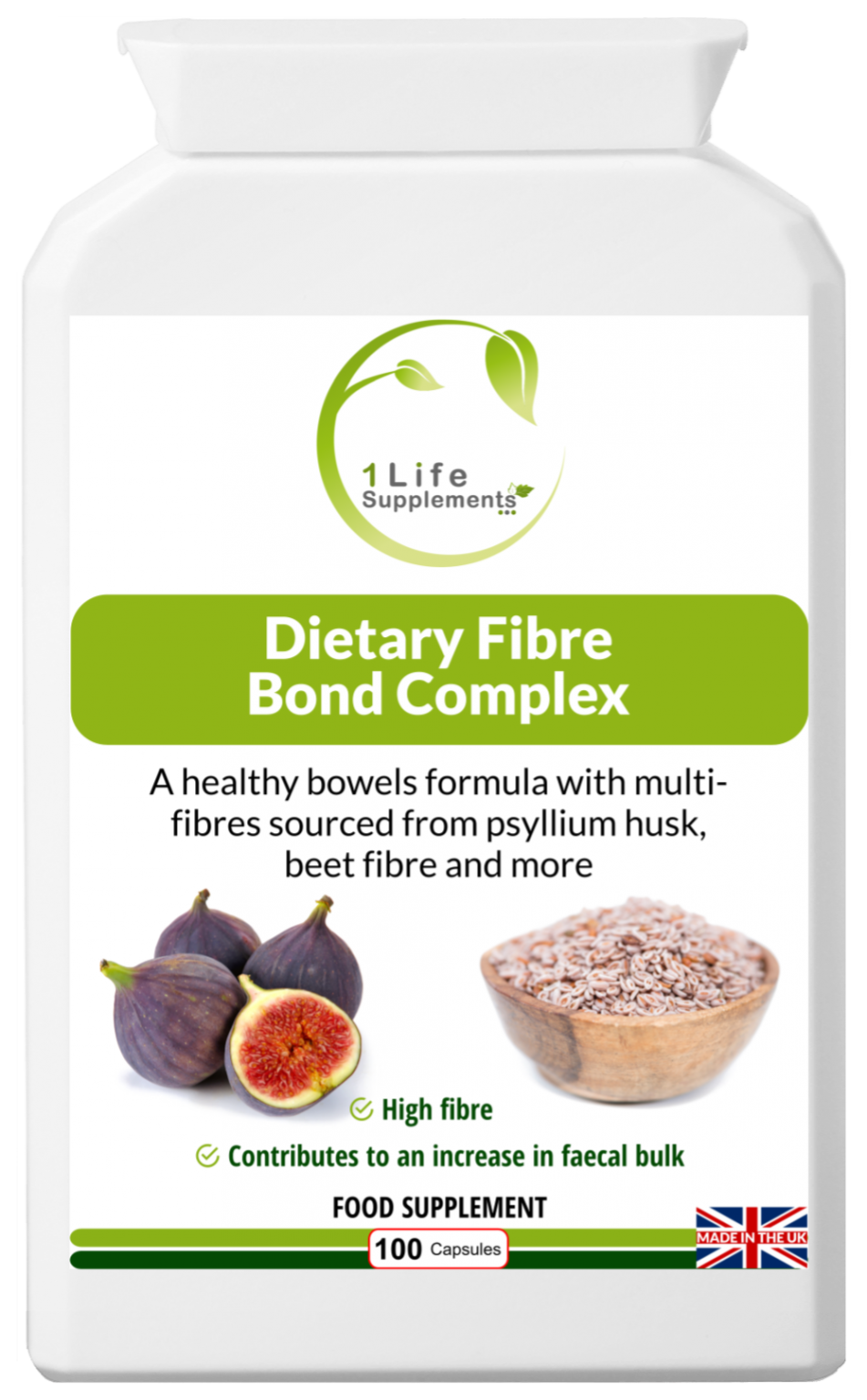 Dietary Fibre Bond Complex | 1 Life Supplements